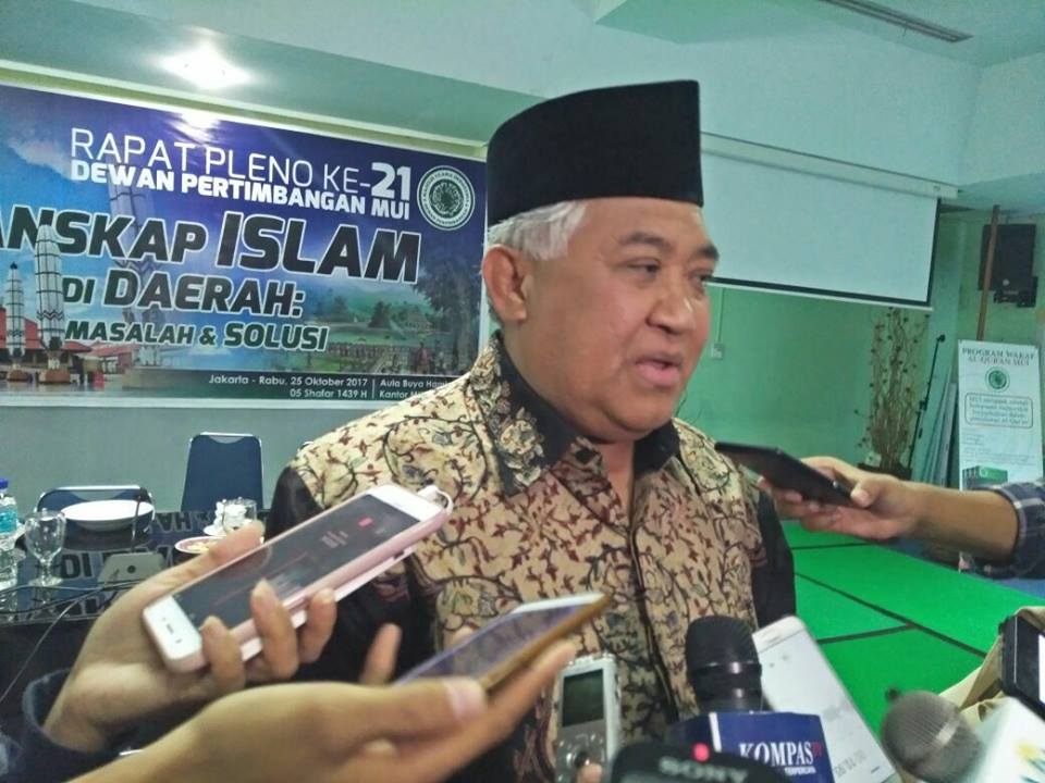 Prof Din Syamsuddin Minta Anies-Sandi Istiqomah Jalankan Amanah - Salam ...